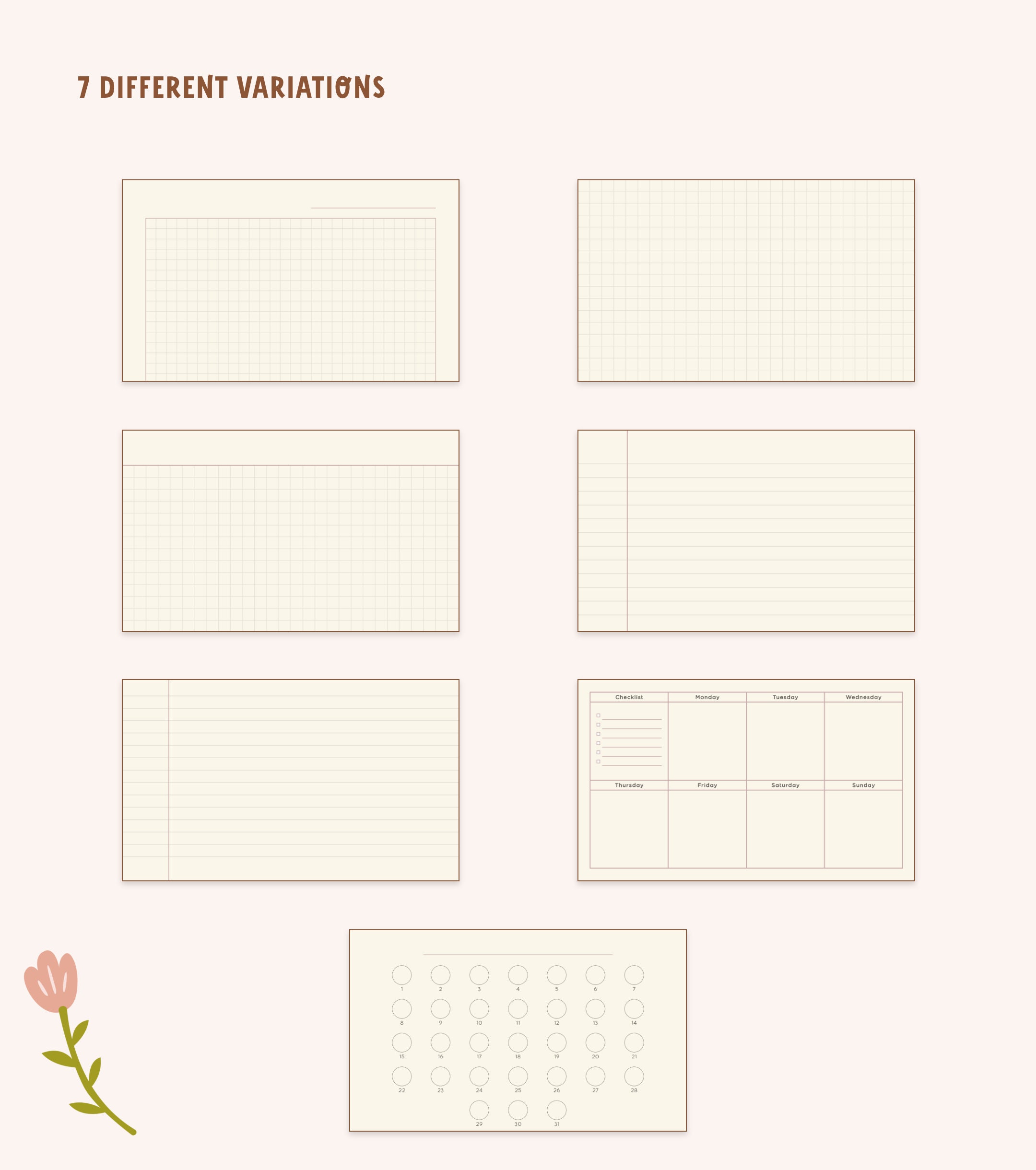 Kraft Style Notecard for Studying Index Cards Study Cards Goodnotes ...