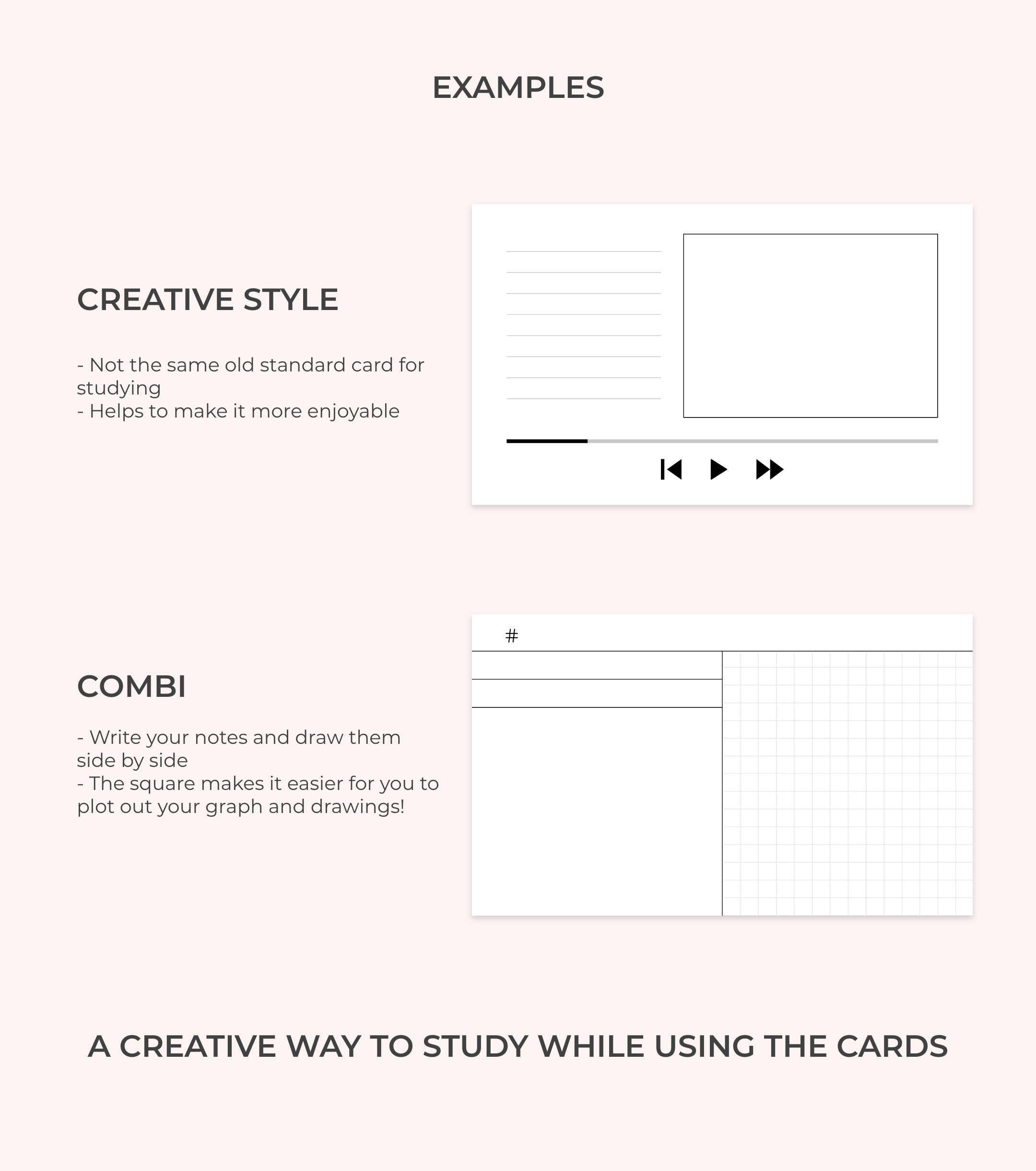 Printable & Digital Notecards for Studying | Creative Index Cards ...