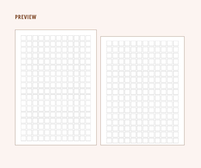 Printable & Digital Grid Writing Paper Kong Ge Manuscript - Etsy