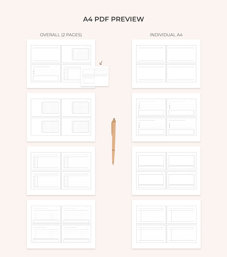 Printable & Digital Notecards for Studying | Study Note Tracker | Index ...