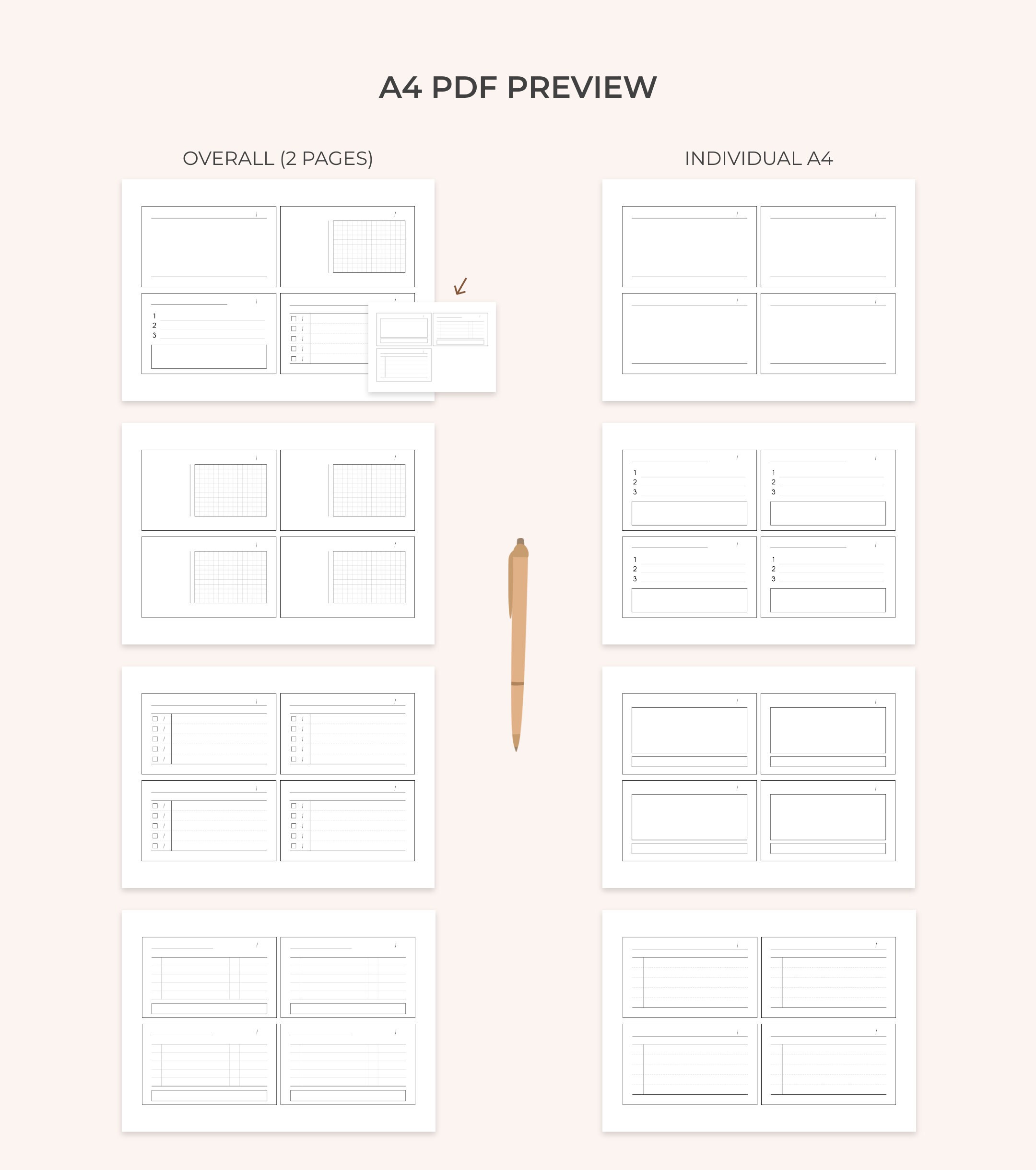 Printable & Digital Notecards for Studying | Study Note Tracker | Index ...
