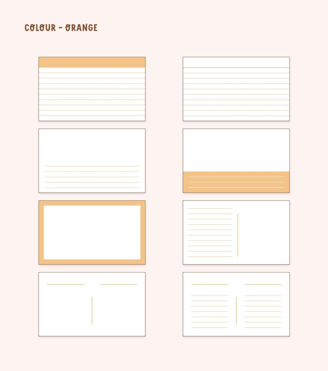 Digital Notecards for Studying Index Cards Study Cards - Etsy