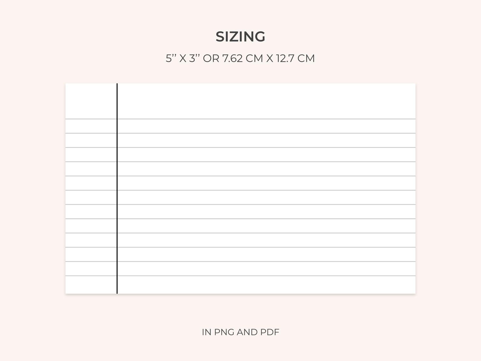 Printable & Digital Notecards for Studying | Index Cards | Study Cards ...
