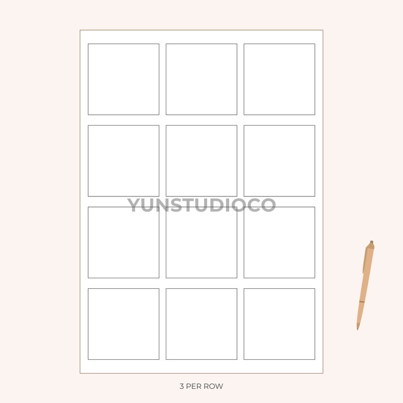 A4 4 Zentangle Pattern Template | Fun Drawing Practice | Doodle ...