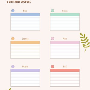 Digital Notecards for Studying Index Cards Study Cards Goodnotes Study ...