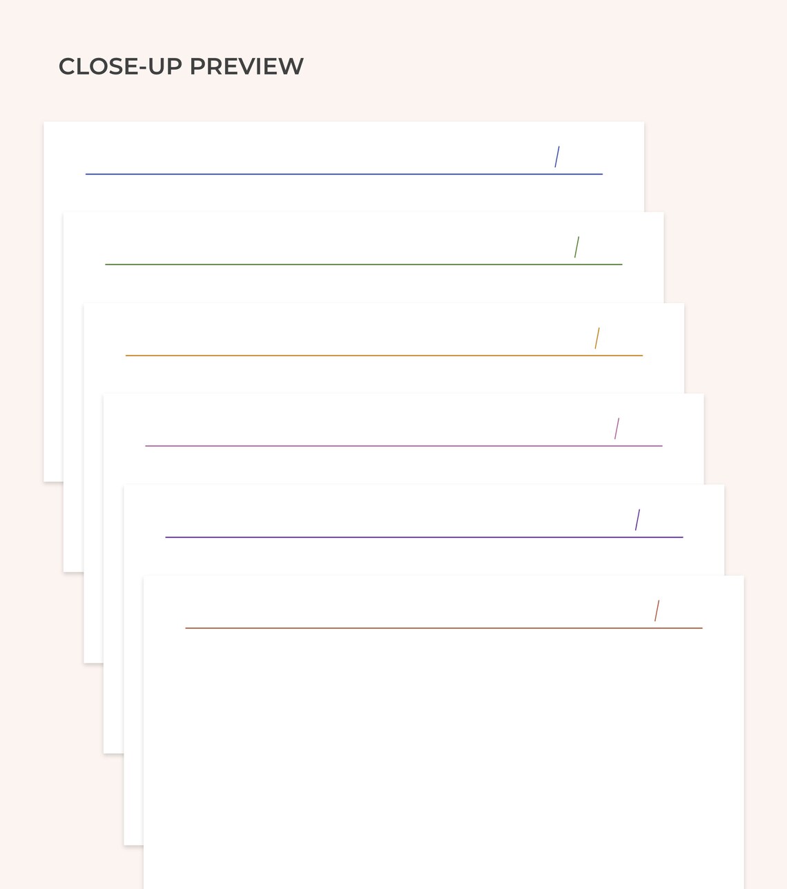 Printable & Digital Rainbow Notecards for Studying | Design A | Study ...