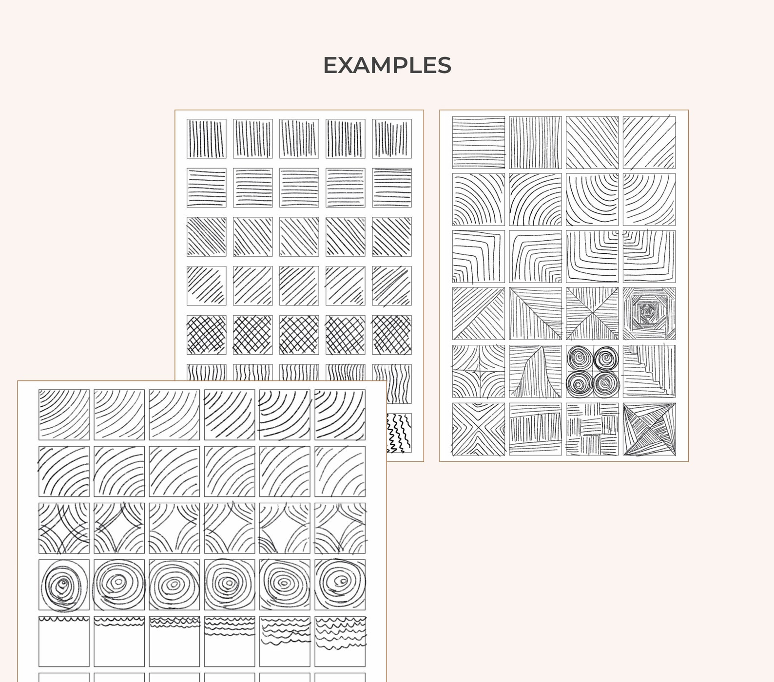 A4 4 Zentangle Pattern Template | Fun Drawing Practice | Doodle ...