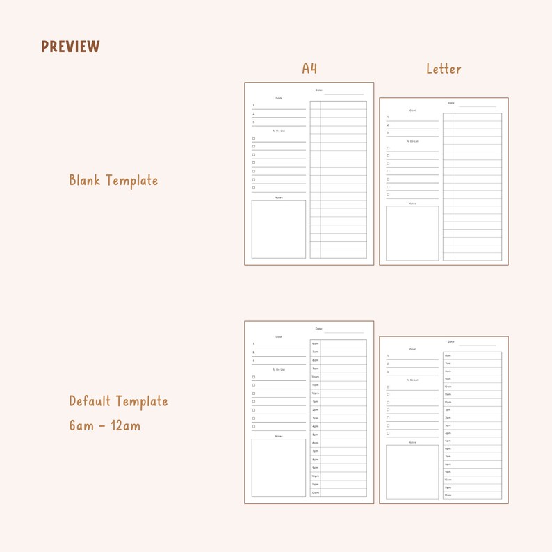 Printable Time Boxing Planner Daily Planner Time Blocking - Etsy