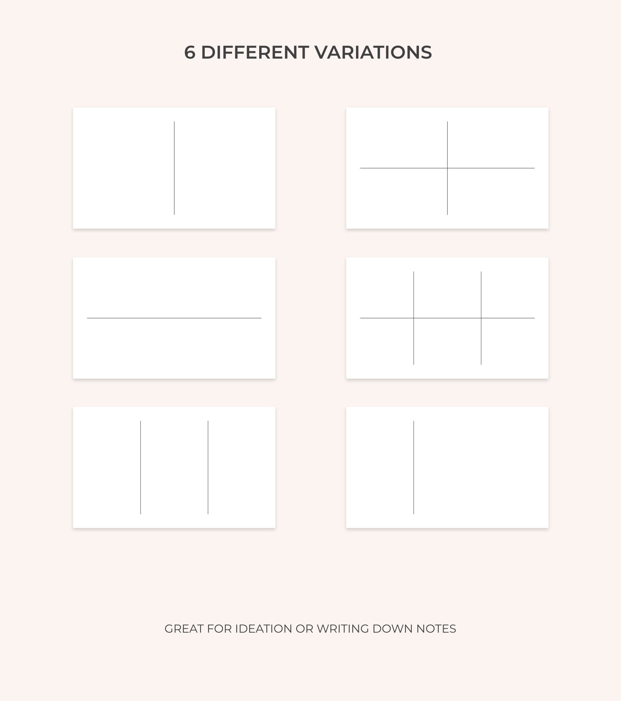 Printable & Digital Notecards for Ideation | Ideation Card | Study Note ...