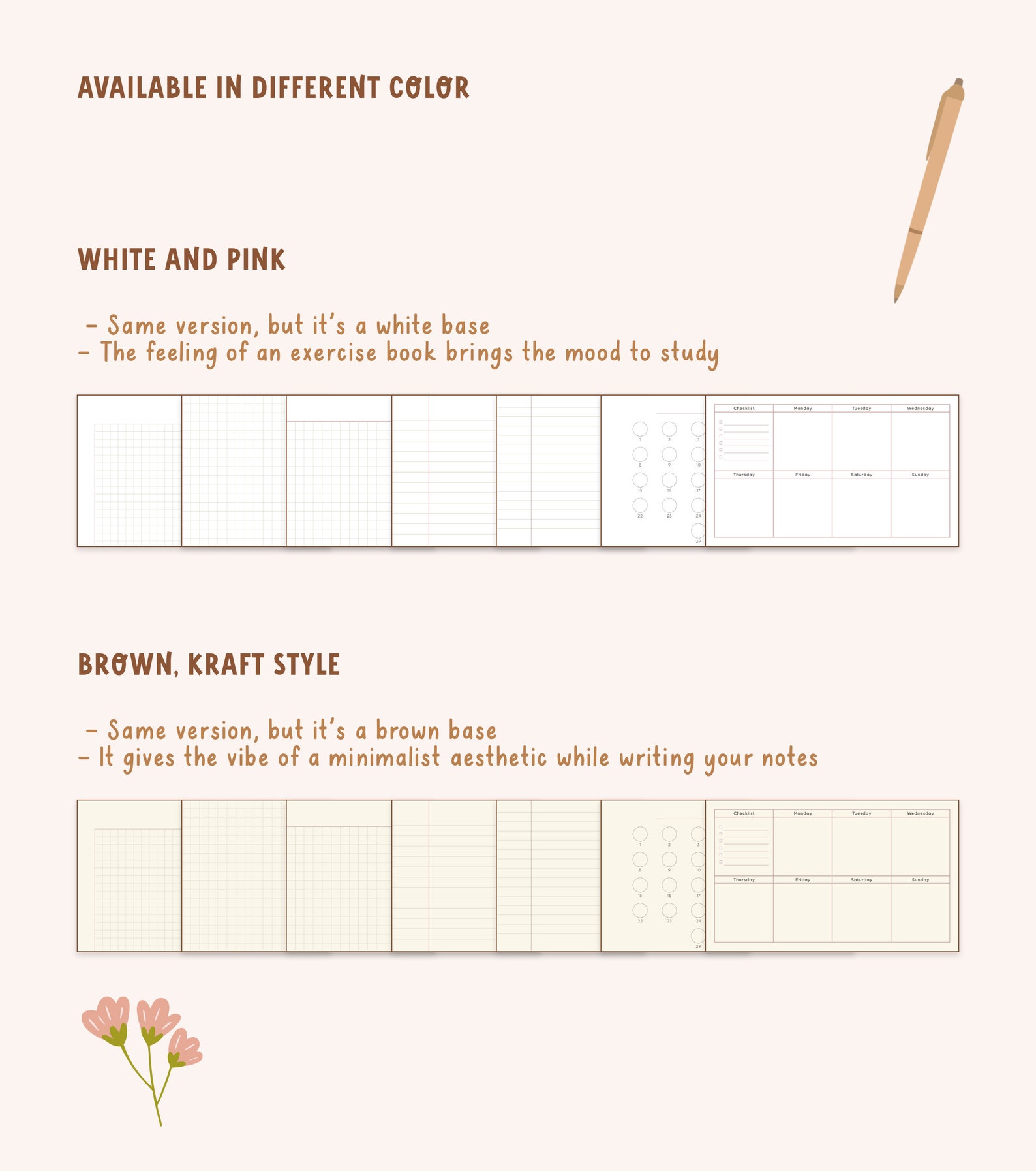 Printable & Digital Notecards for Studying Index Cards Study Cards ...