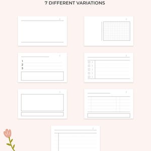 Digital Notecards for Studying | Aesthetic Flash Card | Study Note ...
