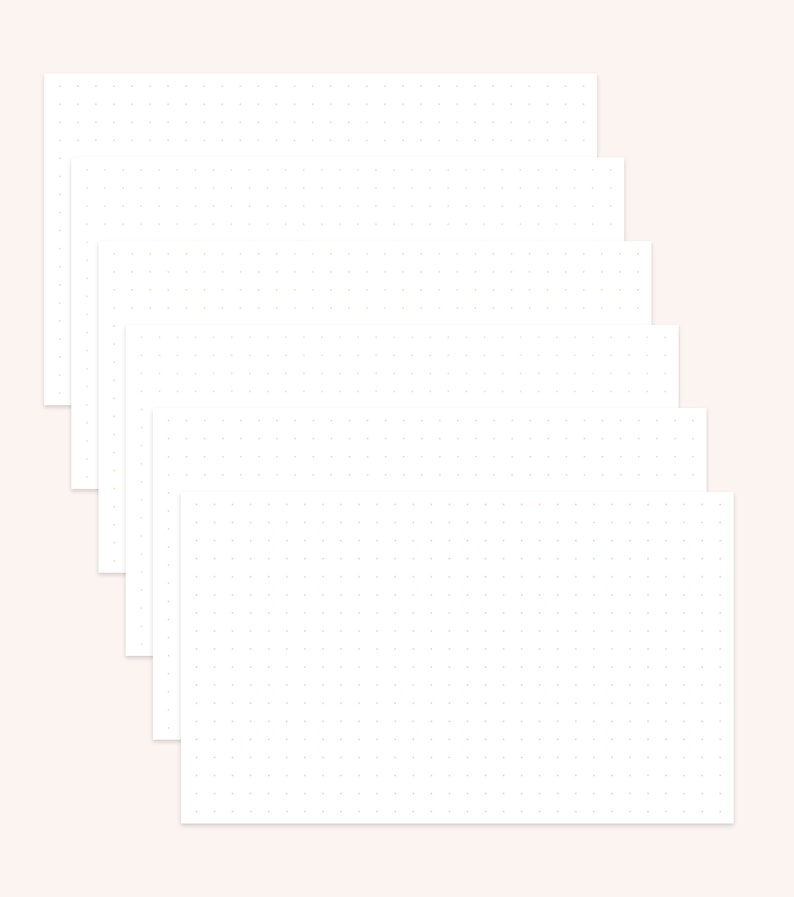 Digital Download Dotted Flashcards for Study | 3x5 Rainbow Dotted ...