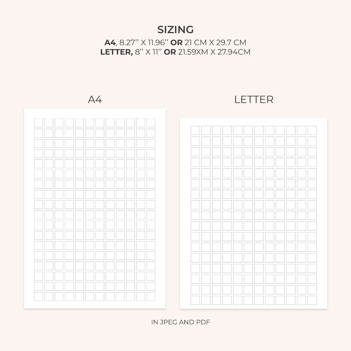 Printable & Digital Grid Writing Paper | Kong Ge Manuscript Paper ...