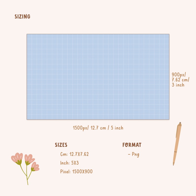 Digital Rainbow Grid Note Taking Cards Index Card Note - Etsy