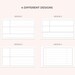 A4 Printable Note-taking Notecards for Studying | 5x3 | Study Note ...