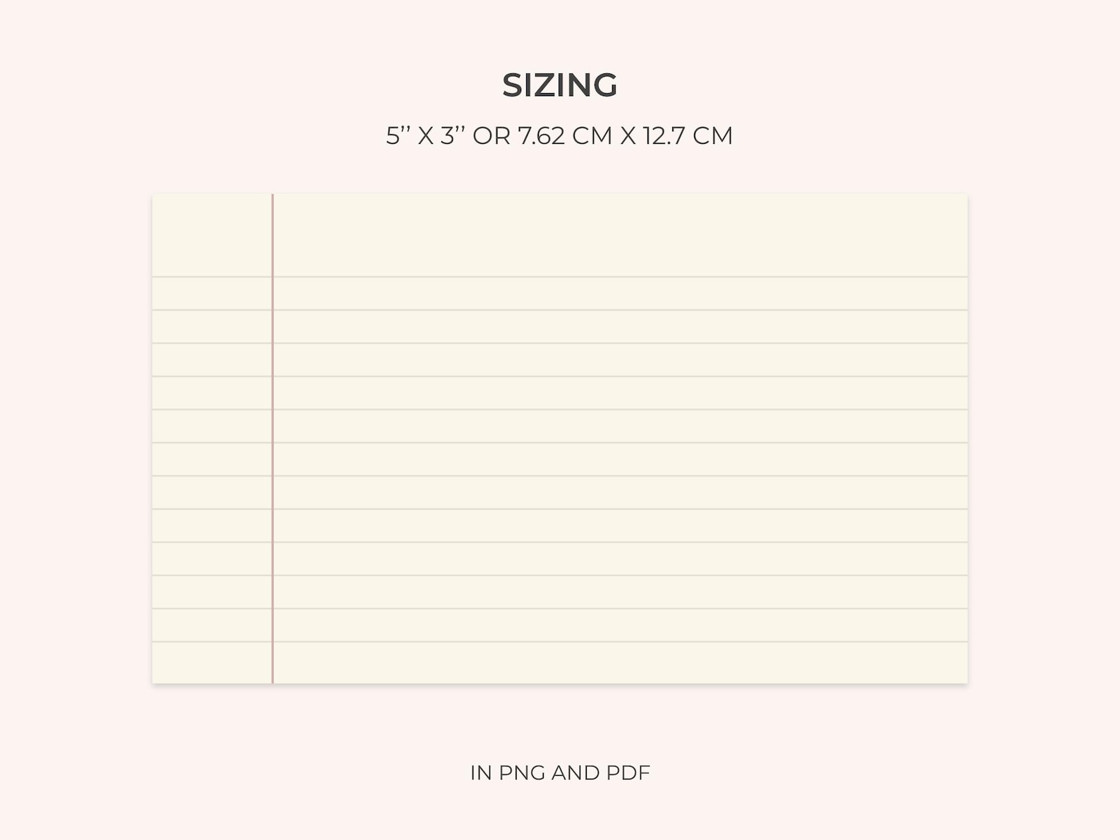 Kraft Style Notecard for Studying | Index Cards | Study Cards ...