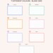 24 Pdfs A4 Printable Grid Notecards for Studying | Colour Index Cards ...
