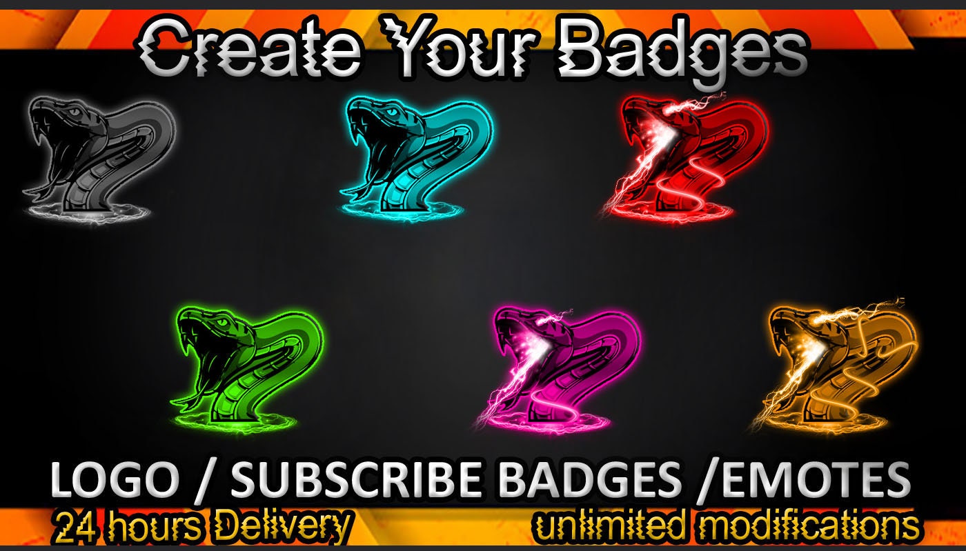 Snake Twitch Sub Badges / Snake Twitch Emotes / Snake Badges - Etsy