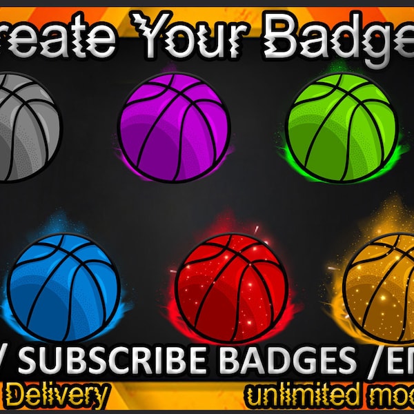 Basketball twitch emotes - Etsy Österreich