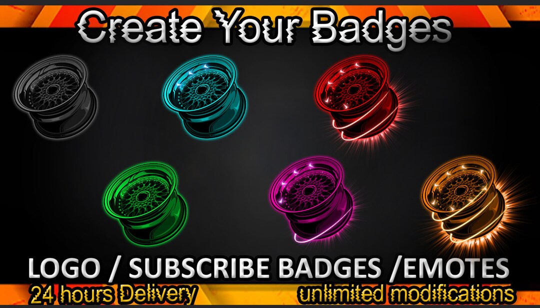 Wheel Logo Twitch Sub Badges / Wheel Logo Twitch Emotes / Wheel Logo ...