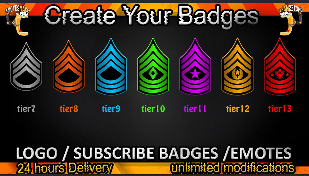 Ranking Twitch Sub Badges, Ranking Twitch Emotes/ Ranking Badges for ...