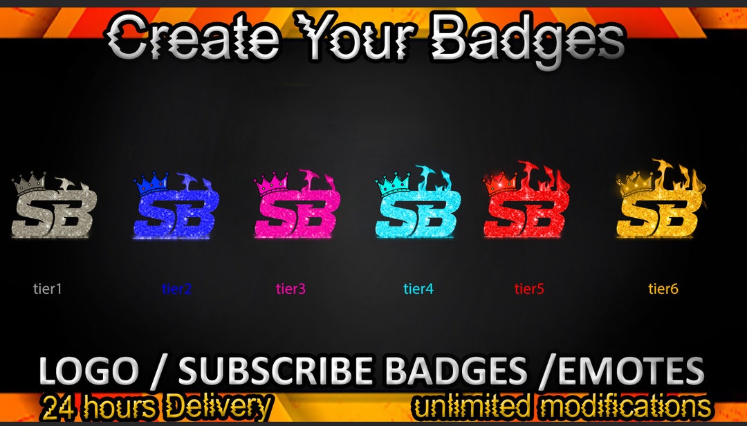 S Letter Twitch Sub Badgess Letter Twitch Emotes/ S Letter - Etsy
