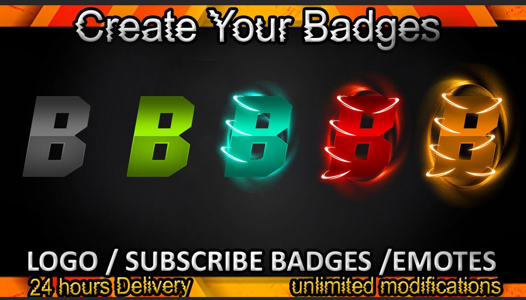 B Logo Twitch Sub Badges / B Logo Twitch Emotes / B Logo - Etsy