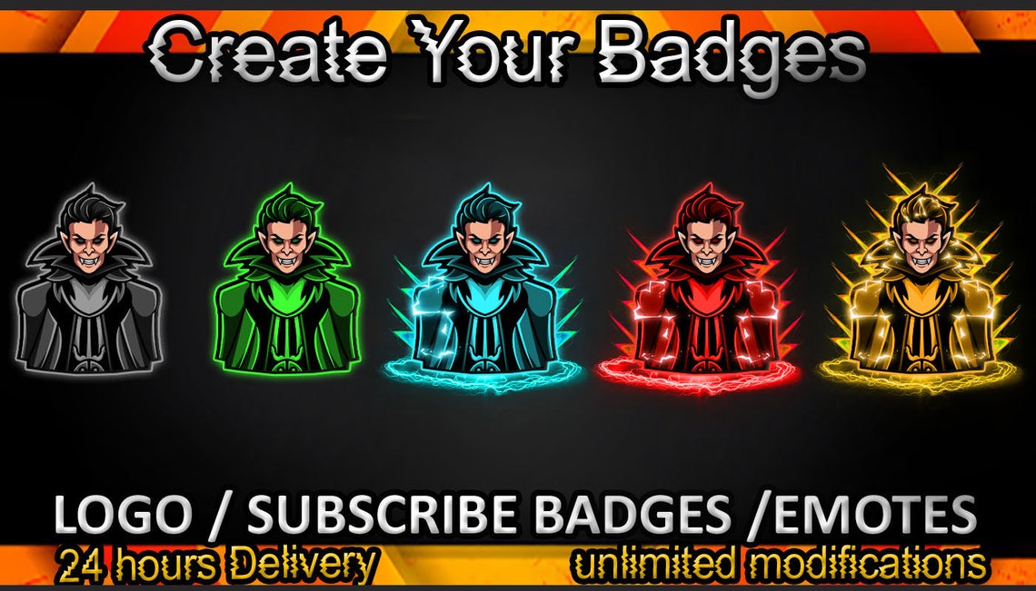 Vampire Twitch Sub Badges / Vampire Twitch Emotes / Vampire - Etsy UK