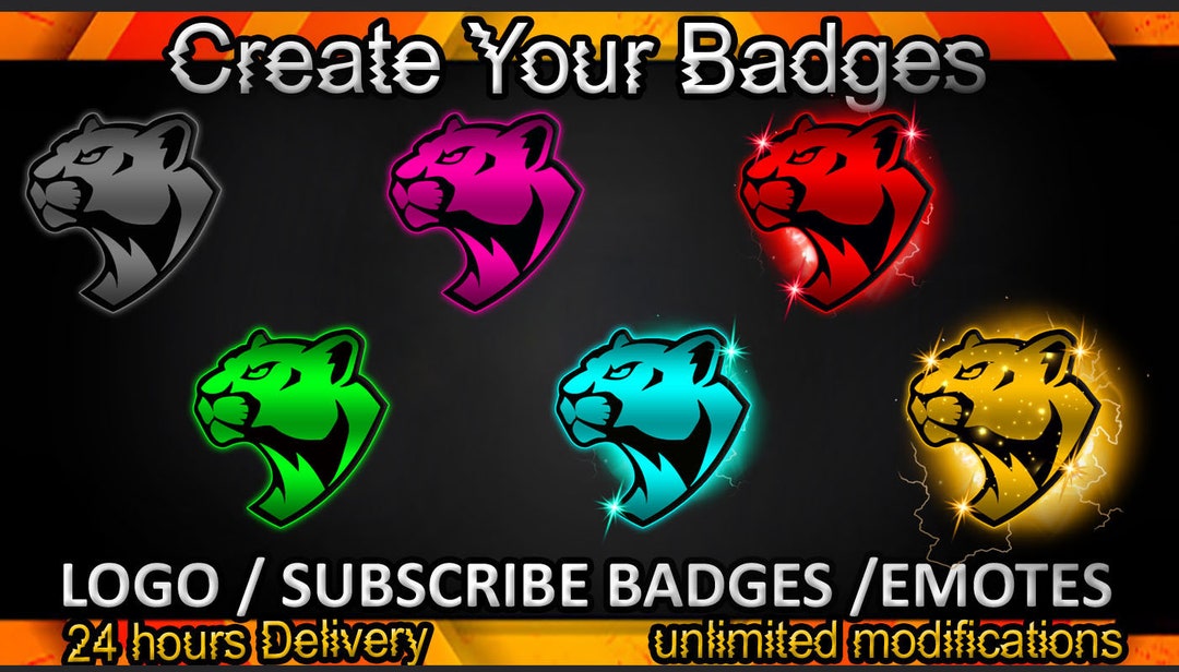 Tiger Twitch Sub Badges / Tiger Twitch Emotes / Tiger Badges for ...