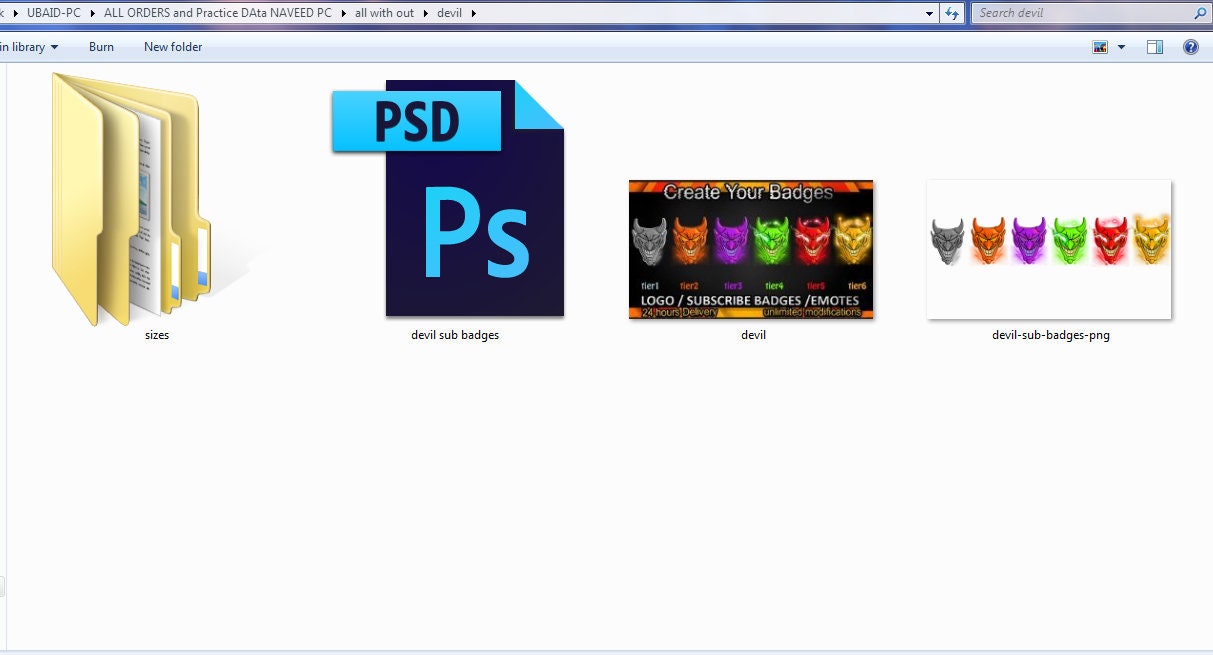 Devil Twitch Sub Badges Devil Twitch Emotes/ Devil Badges for - Etsy