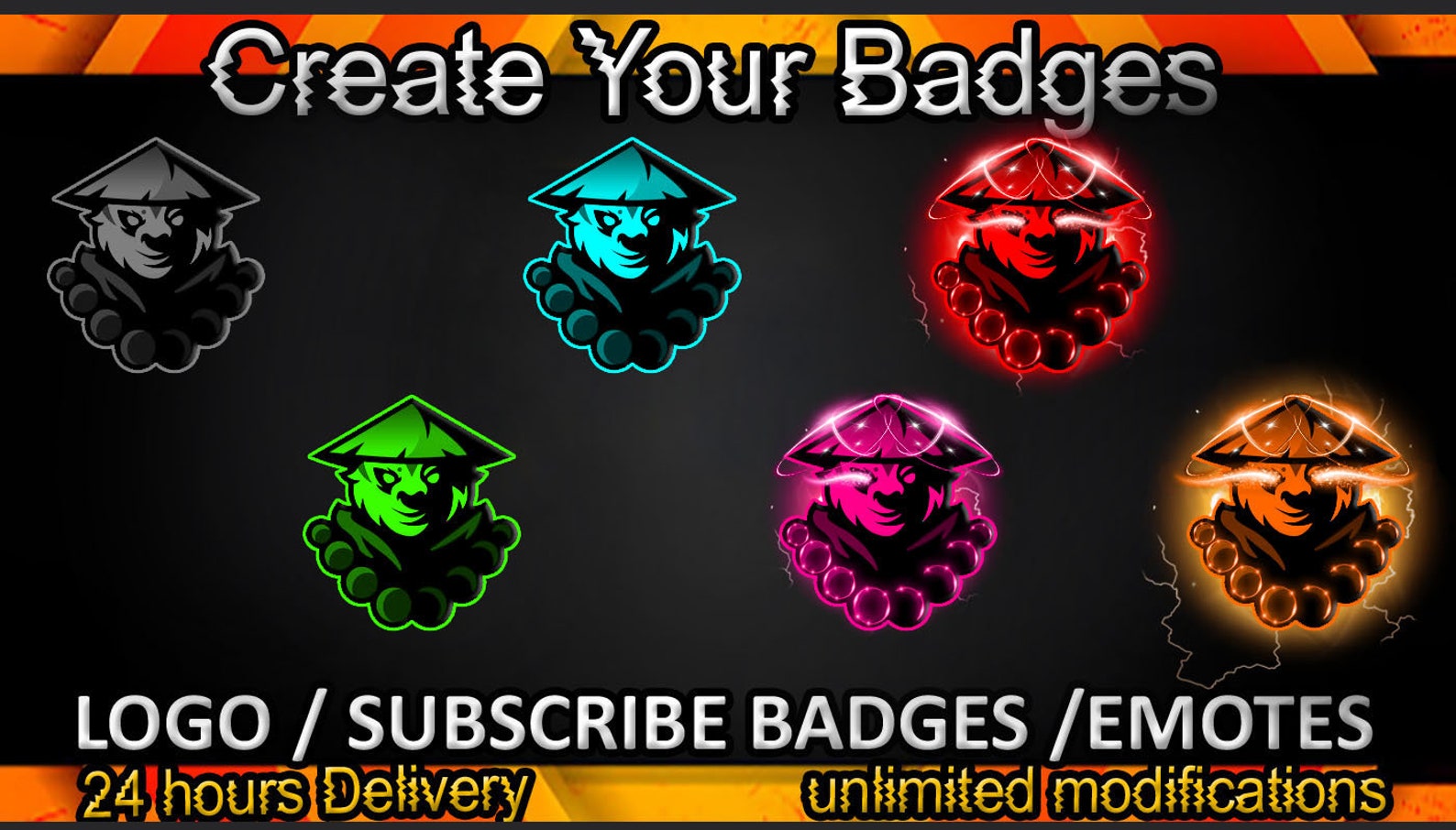 Kung Fu Panda Twitch Sub Badges / Kung Fu Panda Twitch Emotes - Etsy