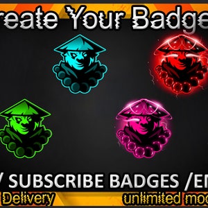 Kung Fu Panda Twitch Sub Badges / Kung Fu Panda Twitch Emotes - Etsy