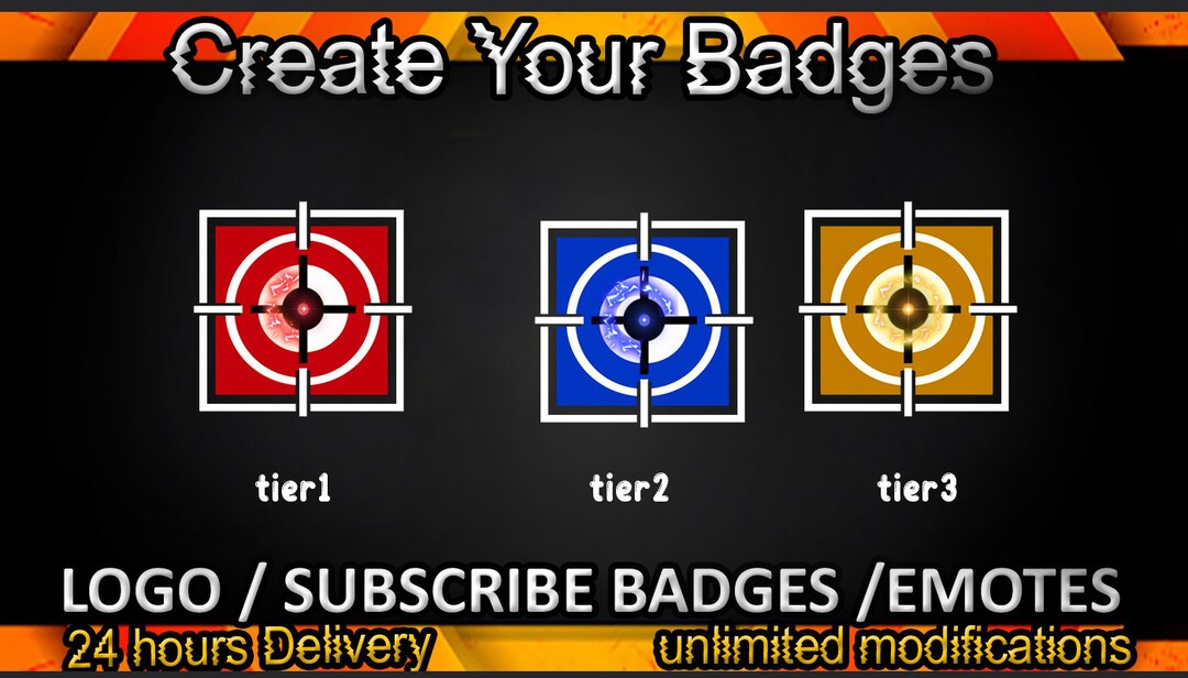 Shooting Twitch Sub Badges,shooting Twitch Emotes/ Shooting Badges for ...