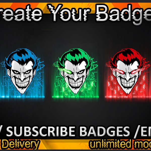 Joker Twitch Emotes - Etsy