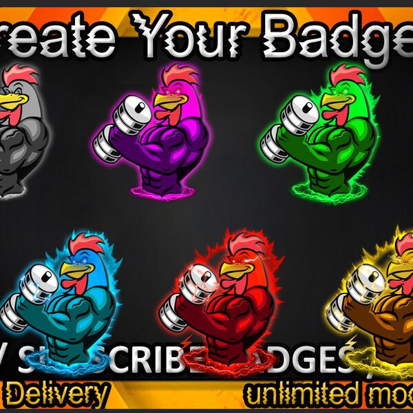 Twitch Rooster Emotes - Etsy