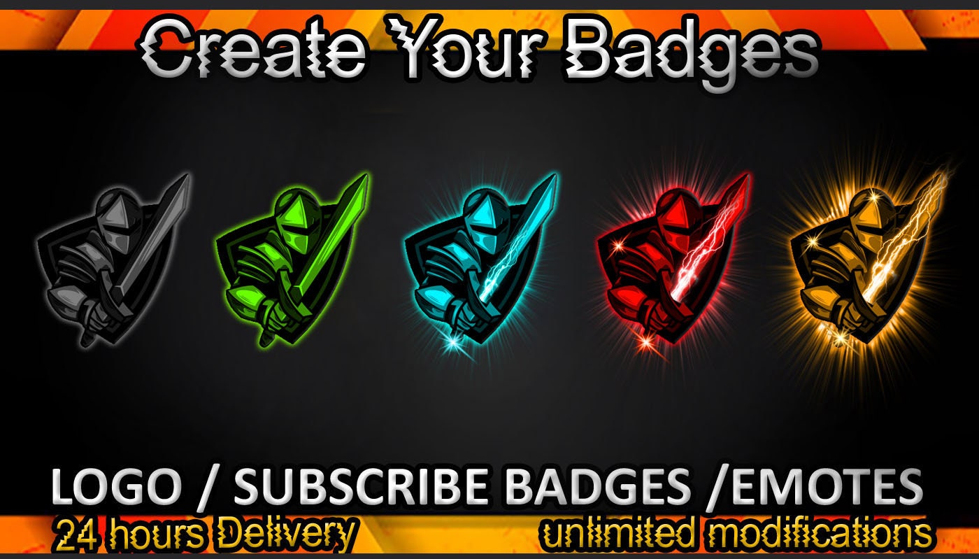 Knight Twitch Sub Badges / Knight Twitch Emotes / Knight Badges for ...