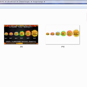 Burger Twitch Sub Badges, Burger Twitch Emotes/ Burger Badges for ...