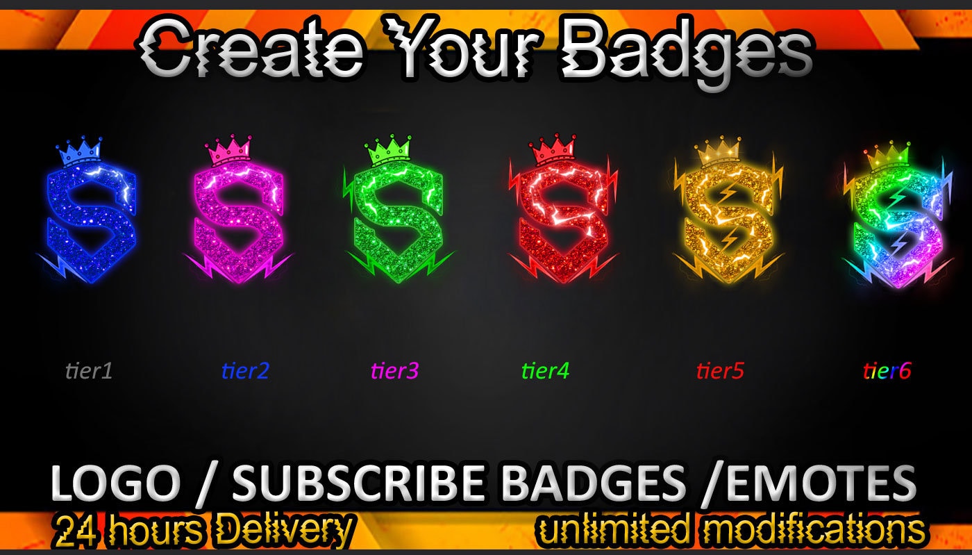 S Letter Twitch Sub Badges,s Letter Twitch Emotes/ S Letter Badges for ...