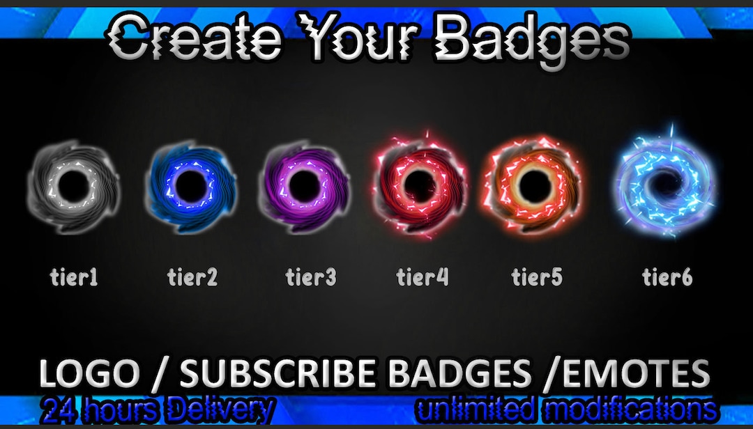 Black Hole Twitch Sub Badges, Black Hole Twitch Emotes/ Black Hole ...