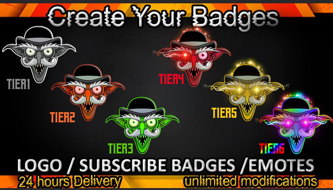 Goblin Twitch Sub Badges, Goblin Twitch Emotes/ Goblin Badges for ...