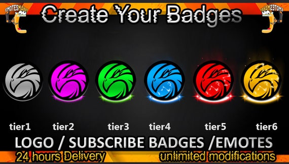 Hawk Logo Twitch Sub Badges Hawk Logo Twitch Emotes/ Hawk | Etsy