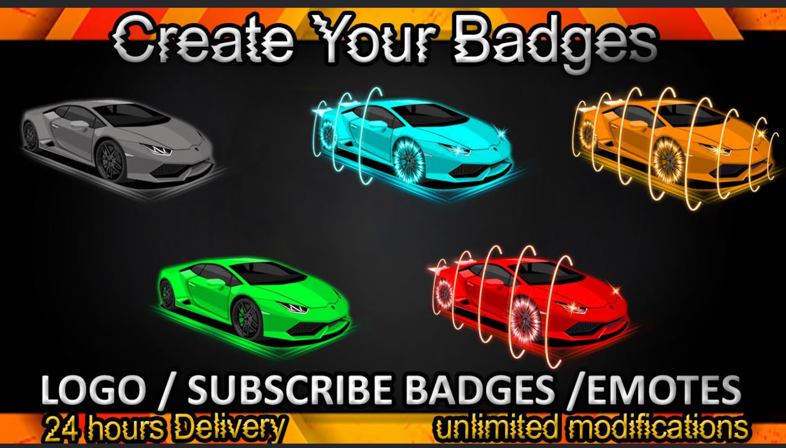 Car Twitch Sub Badges / Car Twitch Emotes / Car Badges for Streamers ...