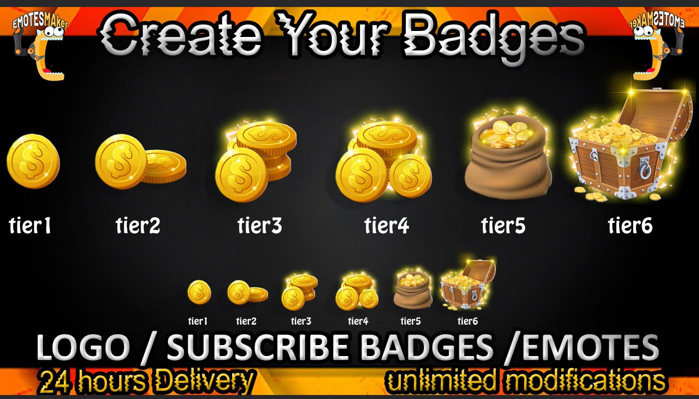 Money Twitch Sub Badges, Money Twitch Emotes/ Money Badges for ...