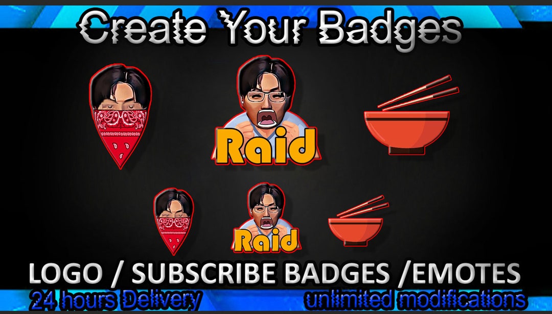 Chinese Twitch Sub Badges Chinese Twitch Emotes/ Chinese - Etsy