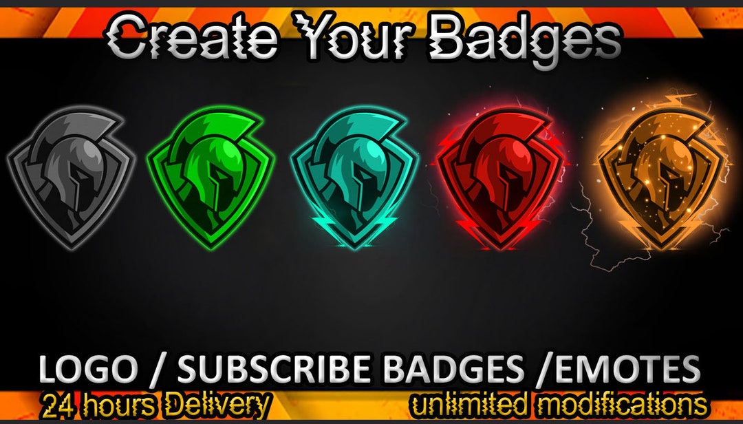 Spartan Twitch Sub Badges / Spartan Twitch Emotes / Spartan Badges for ...