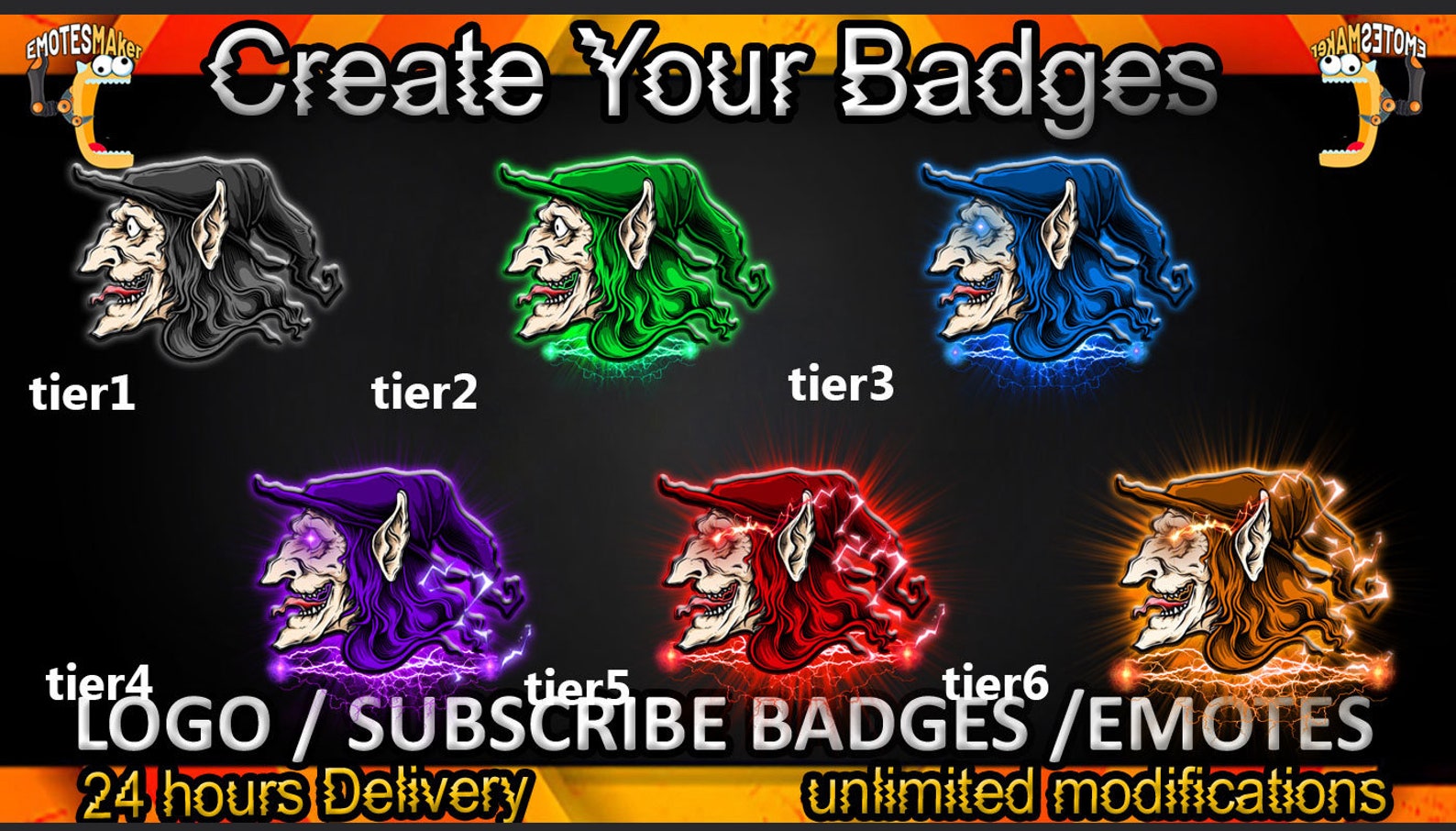 Hex Twitch Sub Badges Hex Twitch Emotes/ Hex Badges for - Etsy