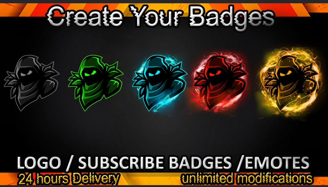 Ninja Twitch Sub Badges / Ninja Twitch Emotes / Ninja Badges for ...