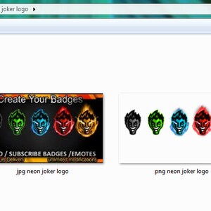 Neon Joker Twitch Sub Badges / Neon Joker Twitch Emotes / Neon Joker ...