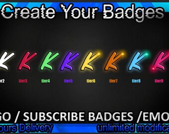 K Letter Sub Emotes - Etsy