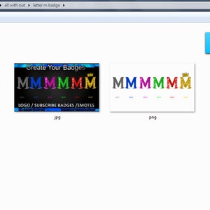 Letter M Twitch Sub Badges, Letter M Twitch Emotes/ Letter M Badges for ...